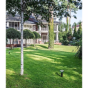 8 Pack Solar Mole Repellent Waterproof Ultrasonic Gopher Repellent Outdoor Animal Repeller Stakes Sonic Rodent Deterrent Vole Chaser for Patio Garden Farm Lawn