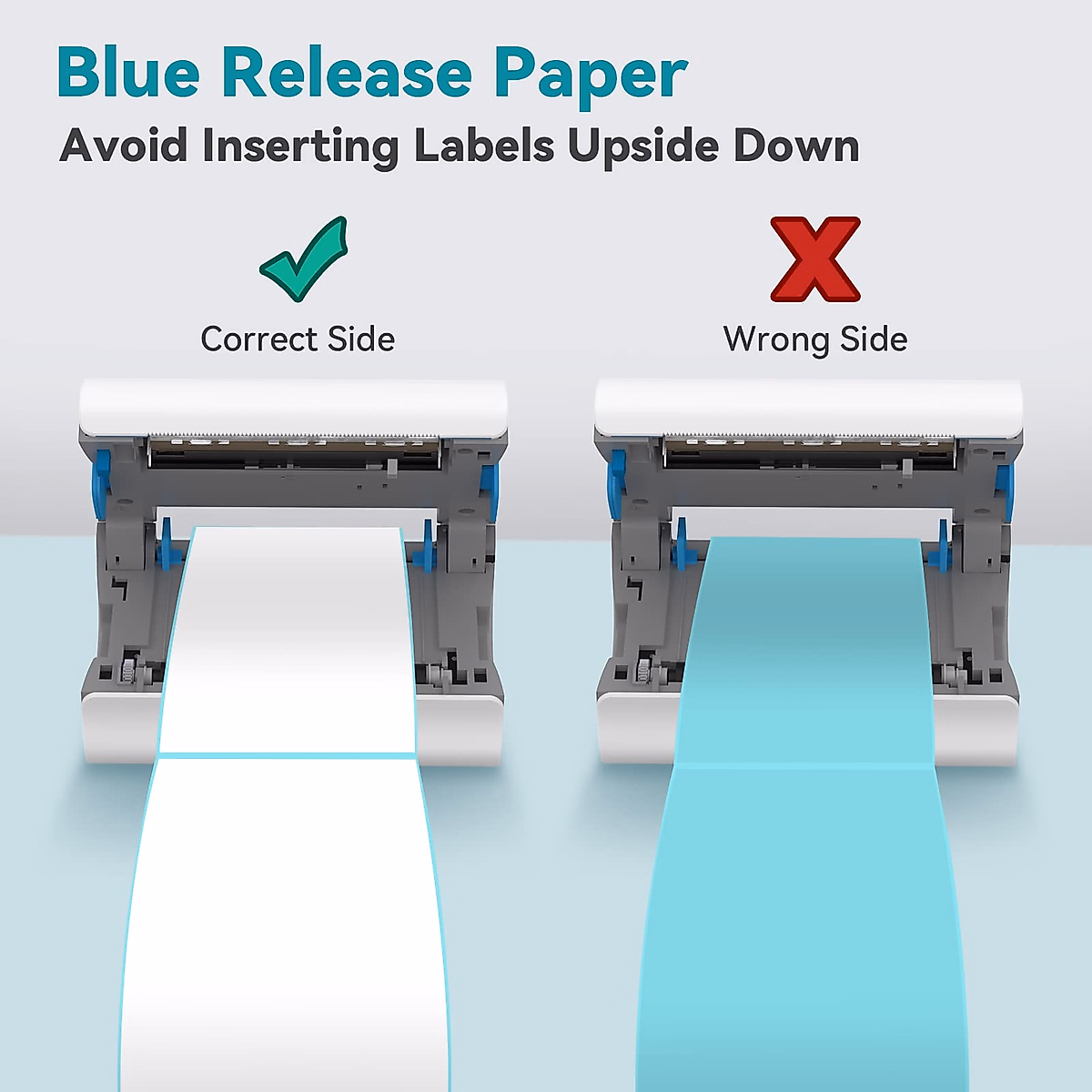 Jiose Direct Thermal Shipping Label 4x6 Thermal Label Roll Mailing Labels for Thermal Label Printer, 220 Labels/Roll