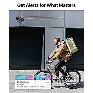 ZOSI H.265+ 8CH 5MP Lite Home Security Camera System Outdoor Indoor,5MP Lite CCTV DVR 8 Channel, 8pcs 1080P 1920TVL Surveillance Bullet Cameras,80ft Night Vision,Motion Alerts,Remote Access(No HDD)