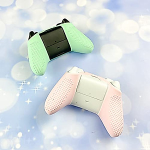 BelugaDesign Pastel Skin Cover for Controller | Soft Sleeve Shell Case with Textured Grip | Compatible with Xbox Series X/S and Xbox One (Pink + Green)