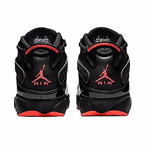 Jordan Men's 6 Rings Black/Infrared 23-Black (322992 066) - 10.5
