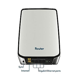 Orbi RBR850 Whole Home AX6000 Tri-Band Mesh WiFi 6 System (Router Only), White
