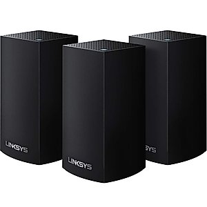 Linksys MC3600 Velop Whole-Home Mesh WIFI System (Mesh Router for Whole-Home Wifi Mesh Network), 3-Pack, Black