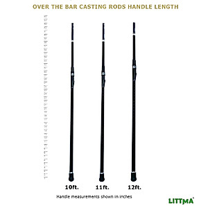 LITTMA LITTMA-Surf Spinning Rod Surf Rods Saltwater 9ft 10ft Graphite Surf Rod Surf Casting Rod Surf Fishing Rod Surf Rod Saltwater Surf Travel Rod Surf Rod Barra de Surf Surf Rod