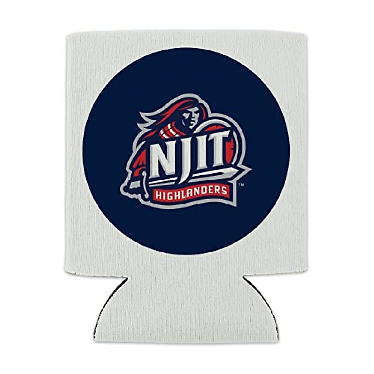 New Jersey Institute of Technology Primary Logo Can Cooler - Drink Sleeve Hugger Collapsible Insulator - Beverage Insulated Holder