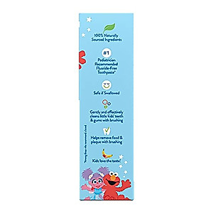 Orajel Kids Elmo Training Toothpaste Fluoride-Free; #1 Pediatrician Recommended Fluoride-Free Toothpaste*, 1.5oz Tube