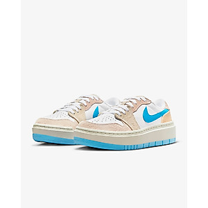 W AIR Jordan 1 Elevate Low SE - Size 5.5 US - White/Sanddrift/Baltic Blue