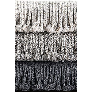 nuLOOM Courtney Braided Indoor/Outdoor Area Rug, 10' x 13', Salt And Pepper