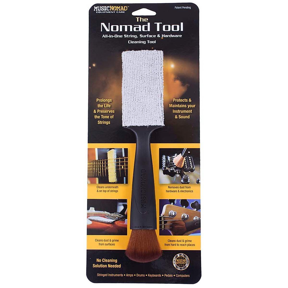 MusicNomad The Nomad String, Body, & Hardware Cleaning Tool (MN205)