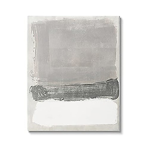 Stupell Industries Blocked Neutral Tones Abstract Brushstrokes Shapes, Design by Jennifer Paxton Parker
