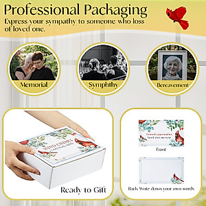 Memorial Wind Chimes for Outside,Cardinal Wind Chimes for Loss of Loved One,Sympathy Wind Chimes,Memorial Gifts for Loss of Mother,Sympathy Gifts for Loss of Dad,Windchimes in Memory of a Loved One