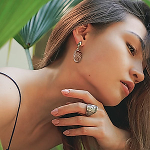 OLYCRAFT 4x5 Inch Clay Stencils Wood Grain Pattern Silk Screen for Polymer Clay Square Tree Stump Silk Screen Stencils Mesh Transfer Stencils Plant Mesh Stencil for Polymer Clay Jewelry Making