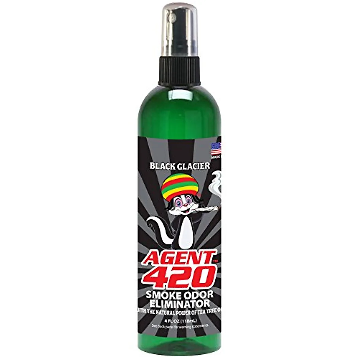 Agent 420-4 oz Smoke Odor Destroying Spray for Eliminating Smoke, Cigarette or Most Unwanted Odors in Your House, Car or Apartment, Freshen Up The Place