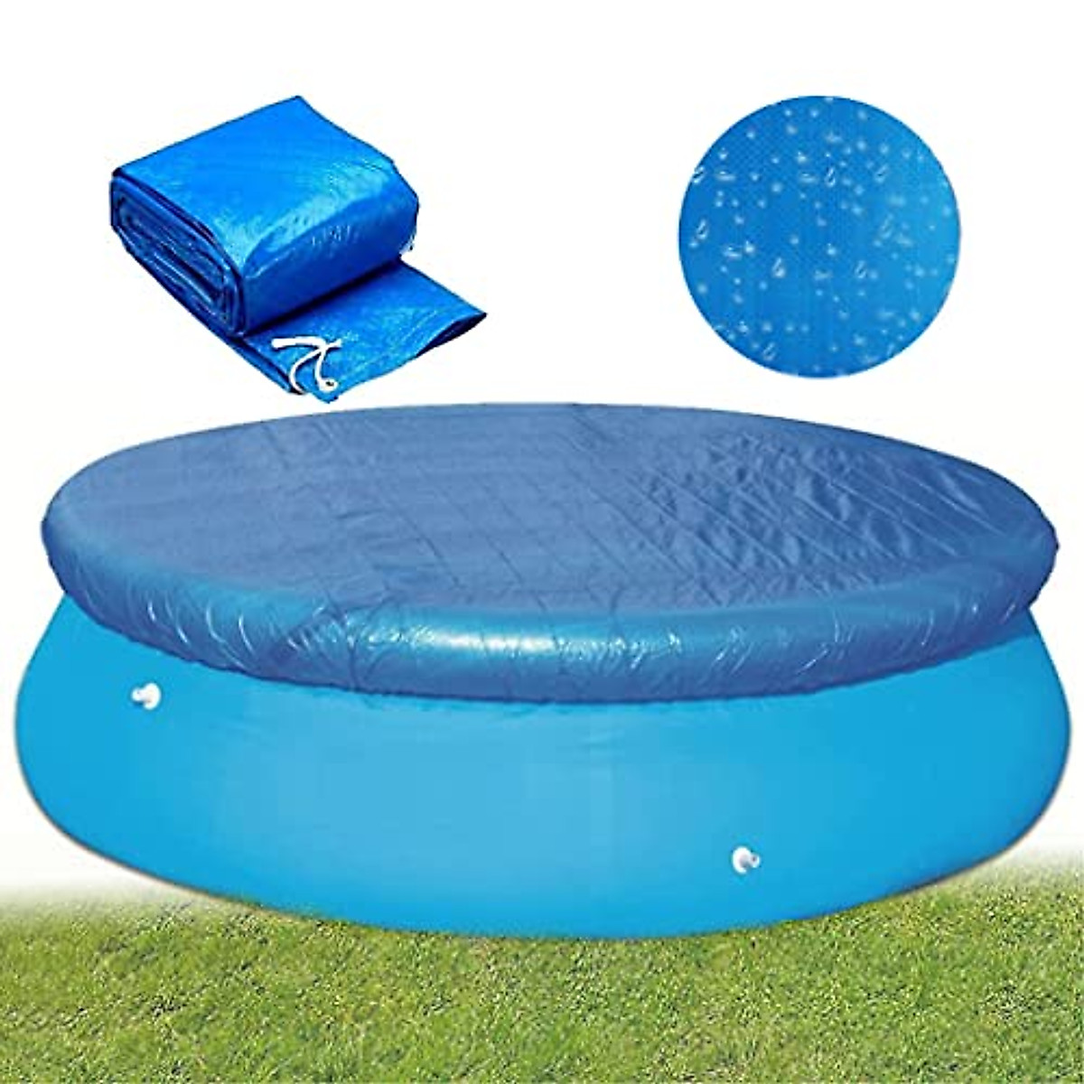 Round Pool Cover, Solar Covers for Above Ground Pools, Dust Pool Cover ...