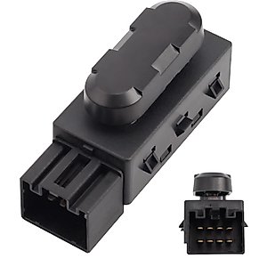 6 Way Power Seat Adjust Switch for Compatible with 2005-2015 Edge Escape Expedition Explorer Flex F150 F250 F350 F450 MKX, Replace OE 5F9T-14B709-AA, 9L3Z14A701A, SW605, PSW550