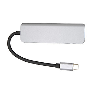 Multi-Port USB Type-C Hub,Mini 4 in 1 Multi Splitter Docking Station for Laptops,3 USB2.0 Ports,1 USB3.0 Port,5Gbps,Connect Mouse/Keyboard/Camera/Card Reader/Disk