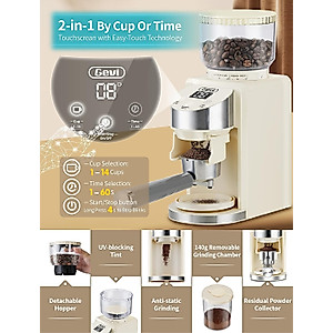 Gevi 4 Cups Small Coffee Maker, Compact Coffee Machine with Reusable Filter, Warming Plate and Coffee Pot for Home and Office