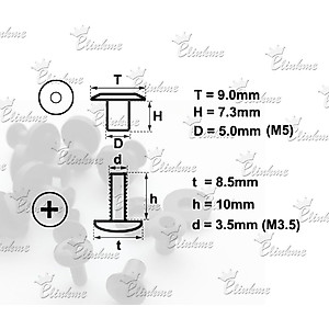 2pcs/Bag 29mm x 69mm Black Color Metal Spring Belt Clips for Kydex Sheath Holster Tools Sheath Clip (Right Style