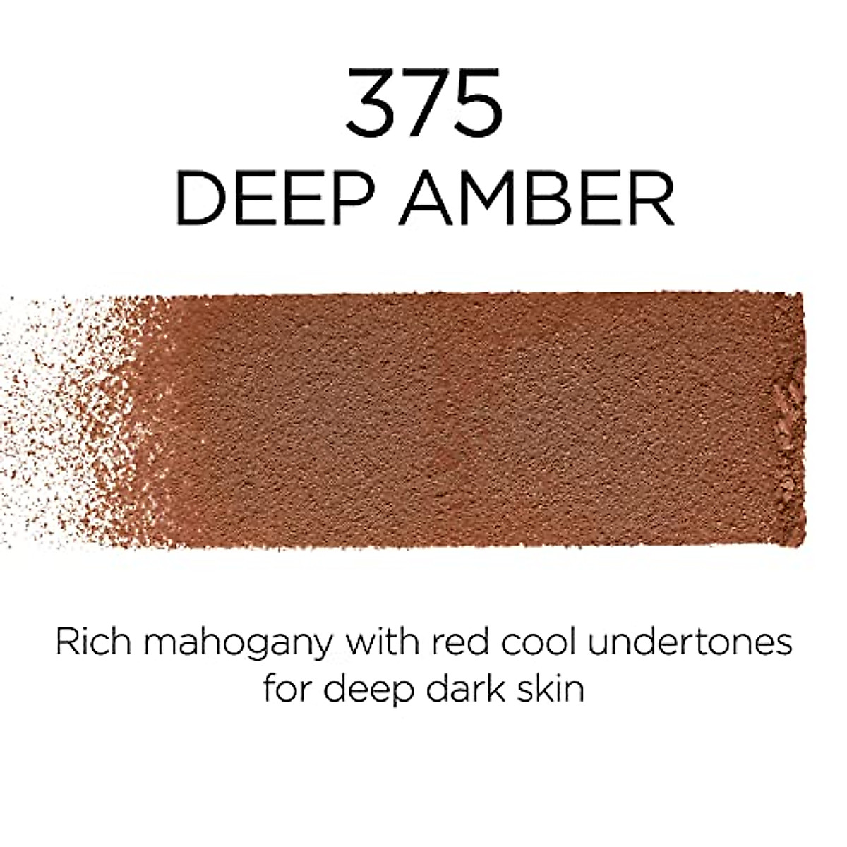 L'Oreal Paris Infallible 24 Hour Fresh Wear Waterproof Powder Foundation, 375 Deep Amber (Pack of 3)