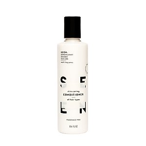SEEN Conditioner, Fragrance Free - Non-Comedogenic & Sulfate-Free Hair Conditioner- Dermatologist-Developed - Safe for Sensitive, Eczema & Acne Prone Skin