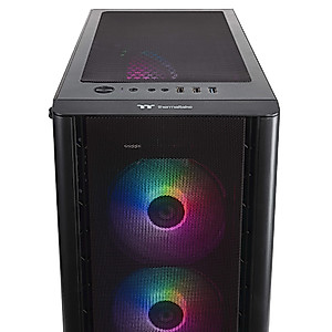 Velztorm Archux CTO Gaming Desktop PC Black (AMD Ryzen 7-5700X 8-Core, 16GB RAM, 1TB PCIe SSD + 3TB HDD (3.5), GeForce RTX 3090 24GB, 120mm AIO, RGB Fans, 750W PSU, Win 10 Pro) VELZ0001