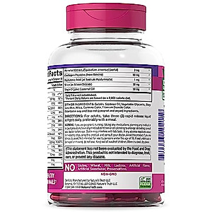 Hair, Skin & Nails Vitamin | 5000mcg Biotin | 165 Softgels | with Collagen | Non-GMO & Gluten Free Supplement | by Nature's Truth