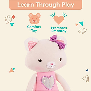 B. toys- B. sofities- 15" Plush Cat- Soft & Cuddly Plush Cat Doll – Stuffed Plush Animal Toy - Washable – Tippy Toes – Cali Cat –18 Months +
