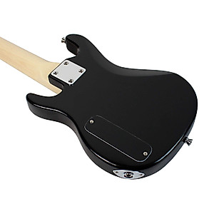 YMC 30" Kids Electric Guitar Pack With 5-Watt Amp, Gig Bag,Strap,Cable,Strings,Picks,and Wrench,Guitar Combo Accessory Kit-Black