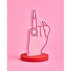 xo, Fetti Bachelorette Party Gift Decoration XL Engaged Foam Ring Finger | Bride To Be, Bridesmaid Favors, Bridal Shower, Engagement Party