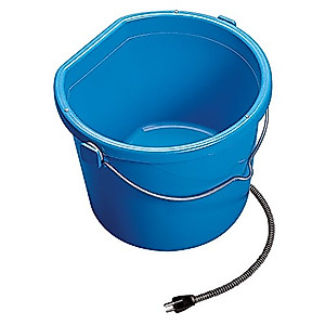 API Heated Bucket Heated Flat Back Bucket, 20 Quart (Item No. 20FB)