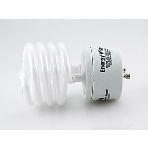 Bulbrite CFL T2 Non-Dimmable Twist & Lock Bi-Pin Base (GU24) Coil Light Bulb, 100 Watt Equivalent, Frost