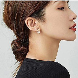 Gold Korean Style Cross Stud Earrings | Fashion Jewelry | For Women and Girls