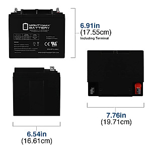 Mighty Max Battery ML50-12 -12V 50AH SLA Replaces ES40-12