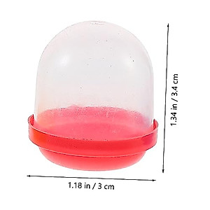 CIMAXIC 50Pcs plastic container a vending machine vending machines basket gift clear container basket filler plastic playes Plastic Ball Decor funny Fillable Balls bulk Storage Box