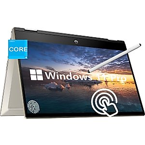 HP Pavilion x360 2-in-1 Laptop, 14 inch FHD Touch Screen, Intel Core i5-1135G7, Windows 11 Pro (16GB RAM | 512GB SSD)