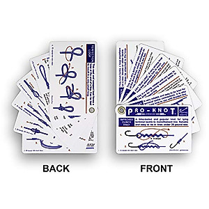 Pro-Knot Fishing Knots - Waterproof Knot Cards With 12 Best Fishing Knots | Easy To Follow Knot Tying Instructions | Fisherman Gift Idea