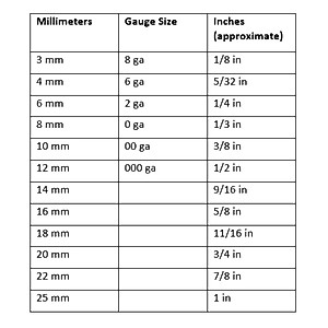 Earth Accessories Premium Wood Taper Gauges | Handmade Spiral Stretchers for Men and Women | Eco-Friendly and Ethical, Olive - 8mm - 0g - 1/3 inch