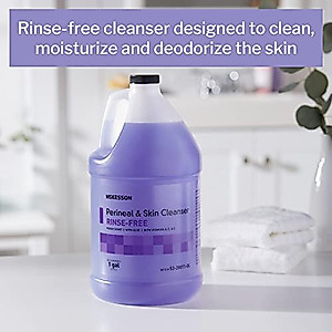 McKesson Perineal Skin Cleanser, Rinse-Free, Fresh Scent, 1 gal, 1 Count