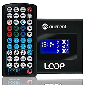 Current USA Orbit Marine LED Light, 24"-36" | With LOOP IR Controller for Wireless Lighting & Wave Pump Control (4101)