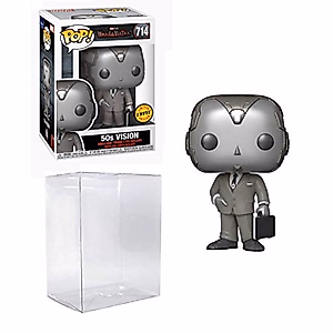 Vision 50's Chase Edition Pop #714 Pop TV: Wanda Vision Vinyl Figure (Bundled with EcoTek Protector to Protect Display Box)