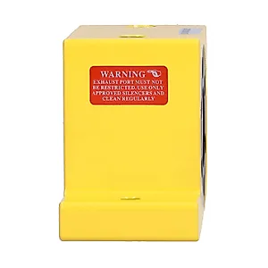 1/4in Pneumatic Vibrator, Silent Air Turbine Vibrator, Industrial Pneumatic Turbine Vibrator Eccentric Rotation Oscillator for Sandblaster Cabinet Vibrating Platforms