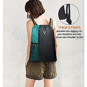 BeeGreen Drawstring Backpack Bag with Drawstring Backpack Sports Gym Bag for Women Men Children