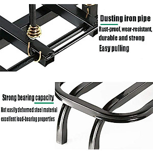 JF-XUAN Cart Folding Hand Truck with Luggage Shopping Trolley,Carts with Extendable,Durable Portable Folding Telescopic Handle Aluminum Alloy Cart