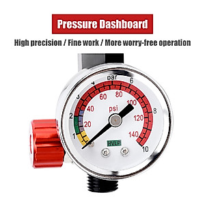 AEROPRO TOOLS Air Regulator for Spray Guns and Pnuematic Tools (1/4" NPT)