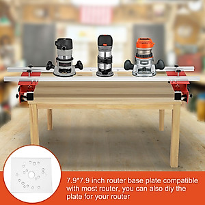 Howaoo Router Sled, Portable and Easy to Adjust Slab Flattening Jig, 60 inches Router Sled for Flattening Slabs, Trimming Planing Machine for Wood Flattening, Home DIY