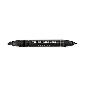 Prismacolor 97 Premier Double-Ended Art Markers, Fine and Chisel Tip, 24-Count with Carrying Case