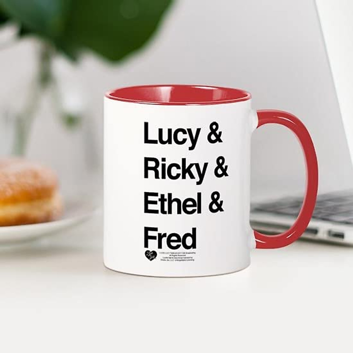 CafePress Lucy Ricky Ethel Fred Ceramic Coffee Mug, Tea Cup 11 oz