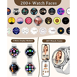 BOCLOUD Smart Watch for Men Women(Answer/Make Call), Bluetooth Smartwatches for iPhone Android iOS IP68 Waterproof Fitness Activity Tracker with Blood Pressure/Heart Rate/Sleep Monitor/Messages