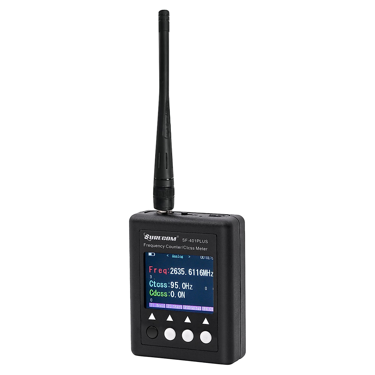 Mcbazel Surecom SF401 Plus 27Mhz-3000Mhz Radio Portable Frequency Counter Meter with CTCCSS DCS Decoder