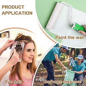 50pcs Disposable Long Plastic Gloves Full Arm Long Sleeve Gloves Veterinary Field Dressing Gloves Extra Long Sleeve Gloves for Veterinary Insemination House Cleaning Gardening（pink）